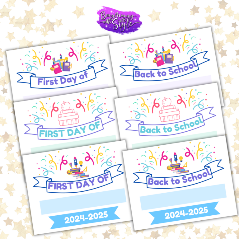 Back to School Printable Signs | Elementary, Middle, & High School
