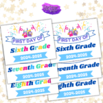 Back to School Printable Signs | Elementary, Middle, & High School