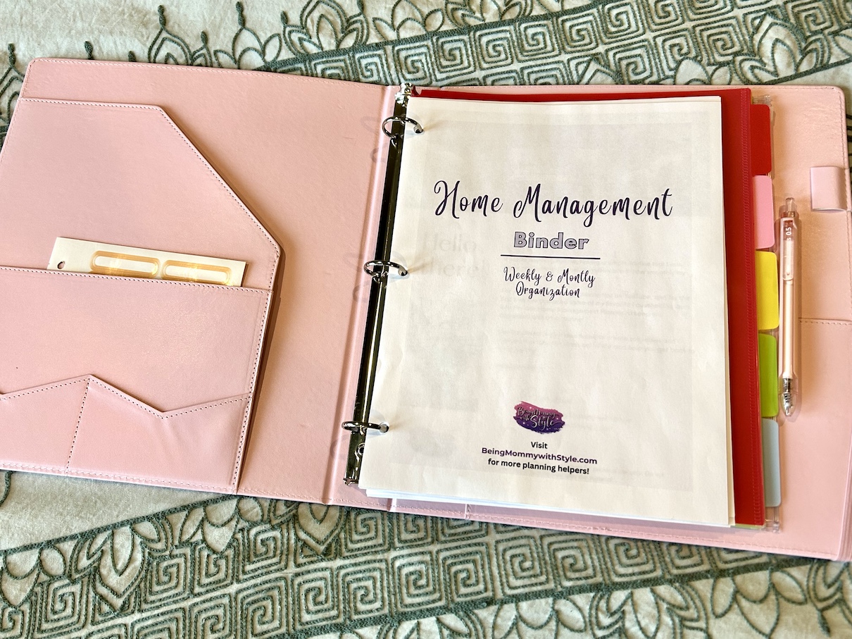Home Management Binder with Free Printables | Get Organized