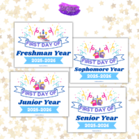 Back to School Printable Signs | Elementary, Middle, & High School for ...