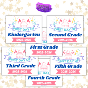 Back to School Printable Signs | Elementary, Middle, & High School for ...
